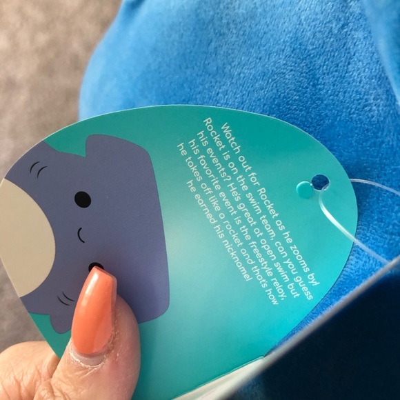 Squishmallows | Other | Nwt 8 Rocket The Hammerhead Shark Squishmallow ...